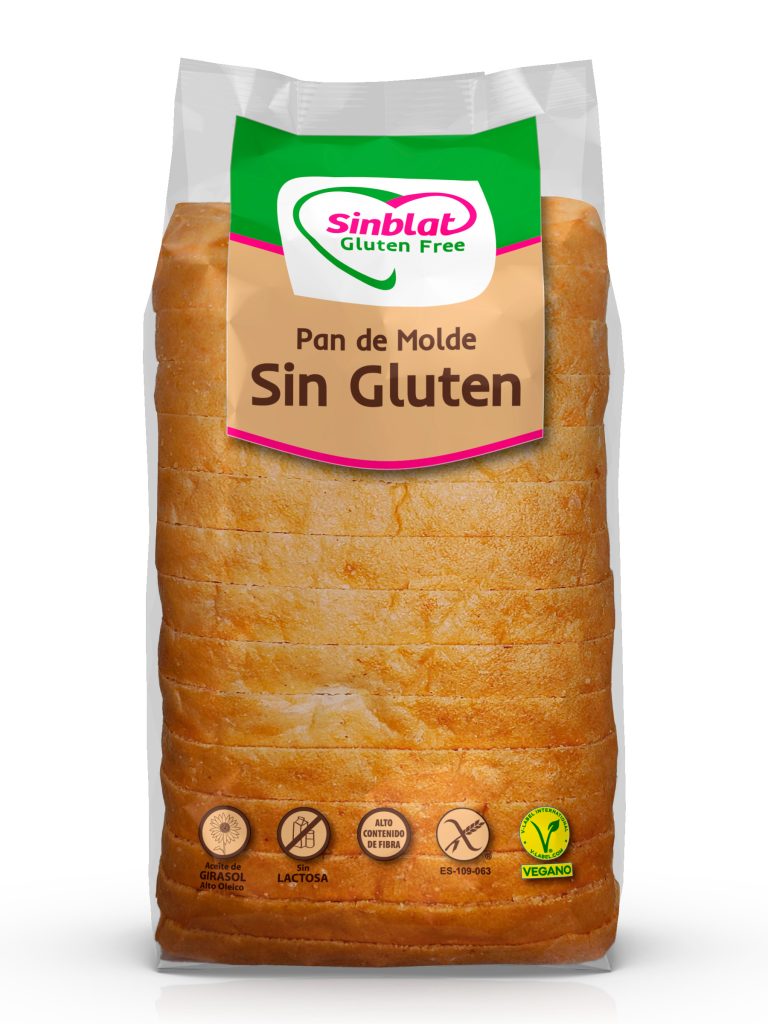 Pan de molde sin gluten - Sinblat